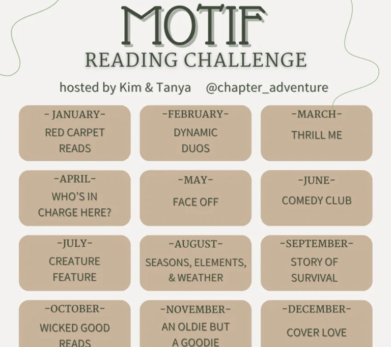 January 2024 Motif Reading Challenge Check-In – Chapter Adventure