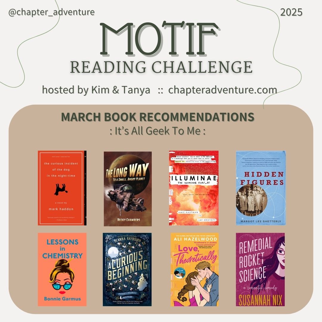 March 2025 Motif Reading Challenge Check-In – Chapter Adventure